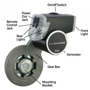 BikeCharge Dynamo Bicycle USB Charger - Agazoo