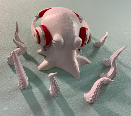 Octopus Headphone Wall Hanger - Agazoo